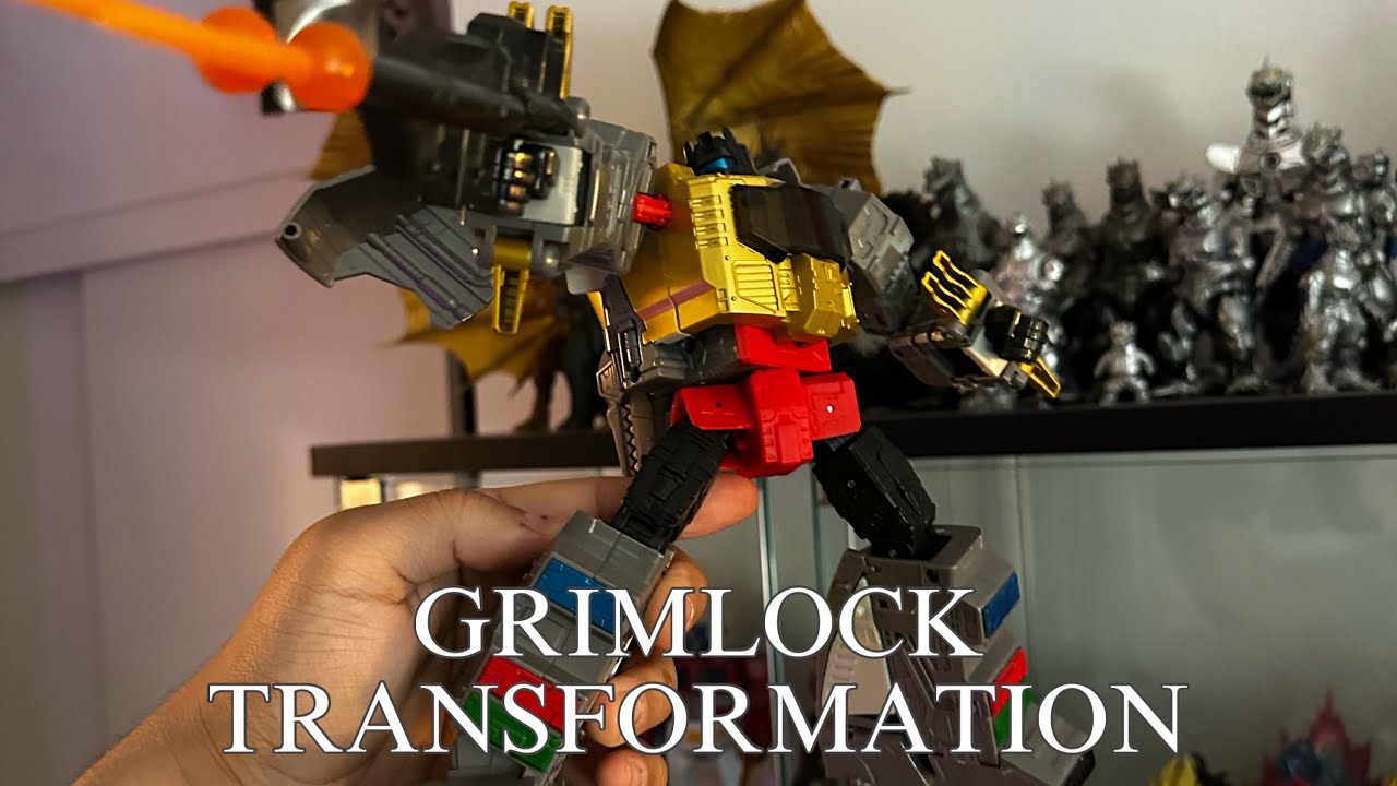 SS86-06 Grimlock Transformation and posing ! - YouTube