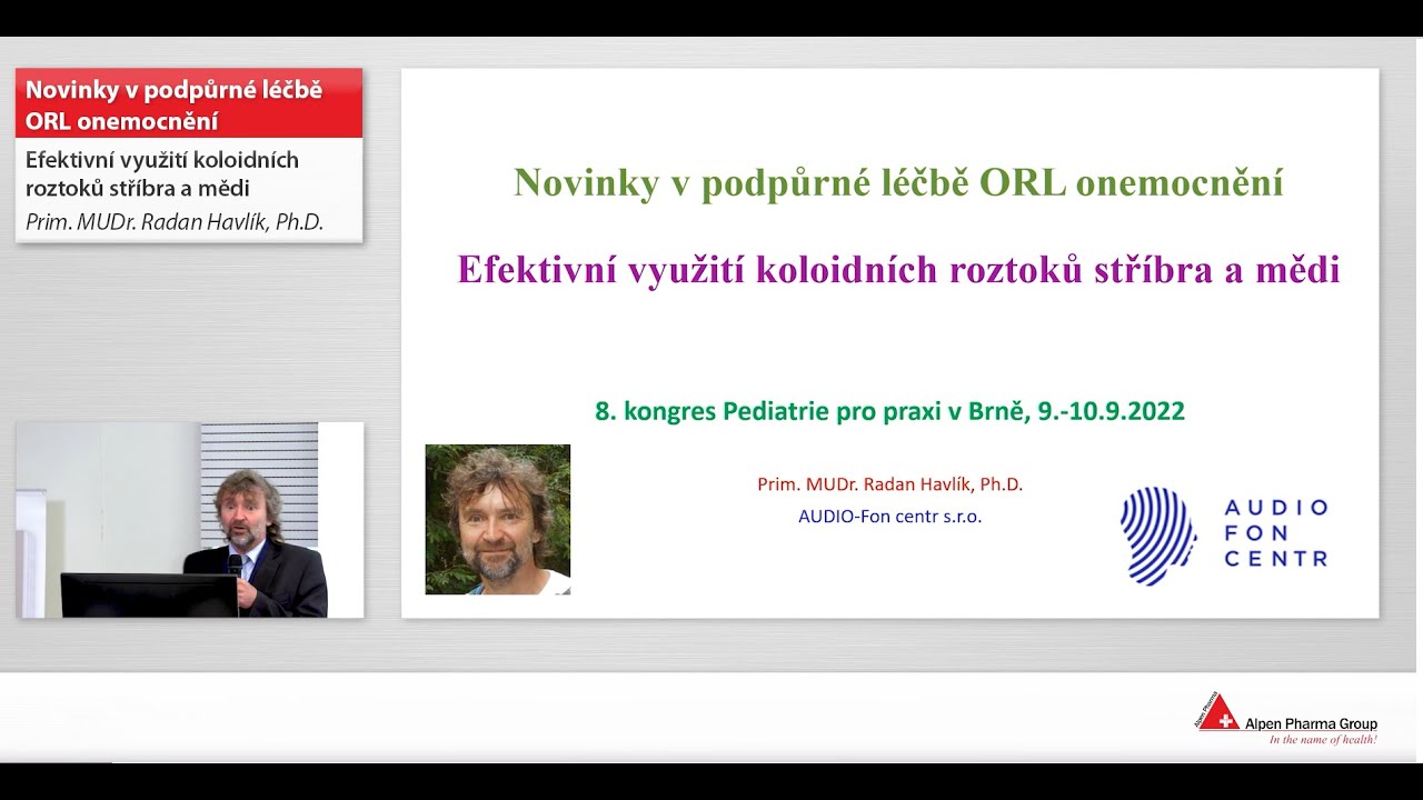 Novinky v podpůrné léčbě ORL onemocnění - Prim. MUDr. Radan Havlík ...