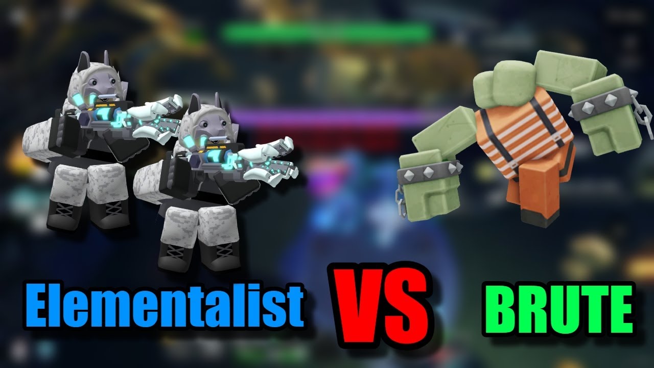ONLY ELEMENTALIST VS BRUTE| ROBLOX Tower Defense Simulator TDS - YouTube