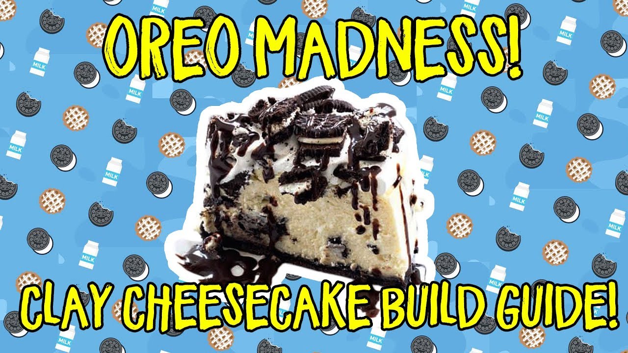 How to Make Clay Oreo Cheesecake: Oreo Madness! Clay Cheesecake Build ...