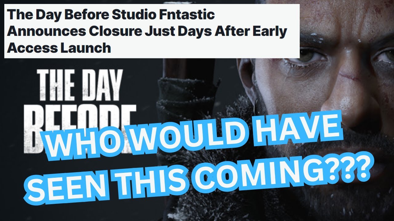 The Day Before developers ANNOUNCES CLOSURE - YouTube