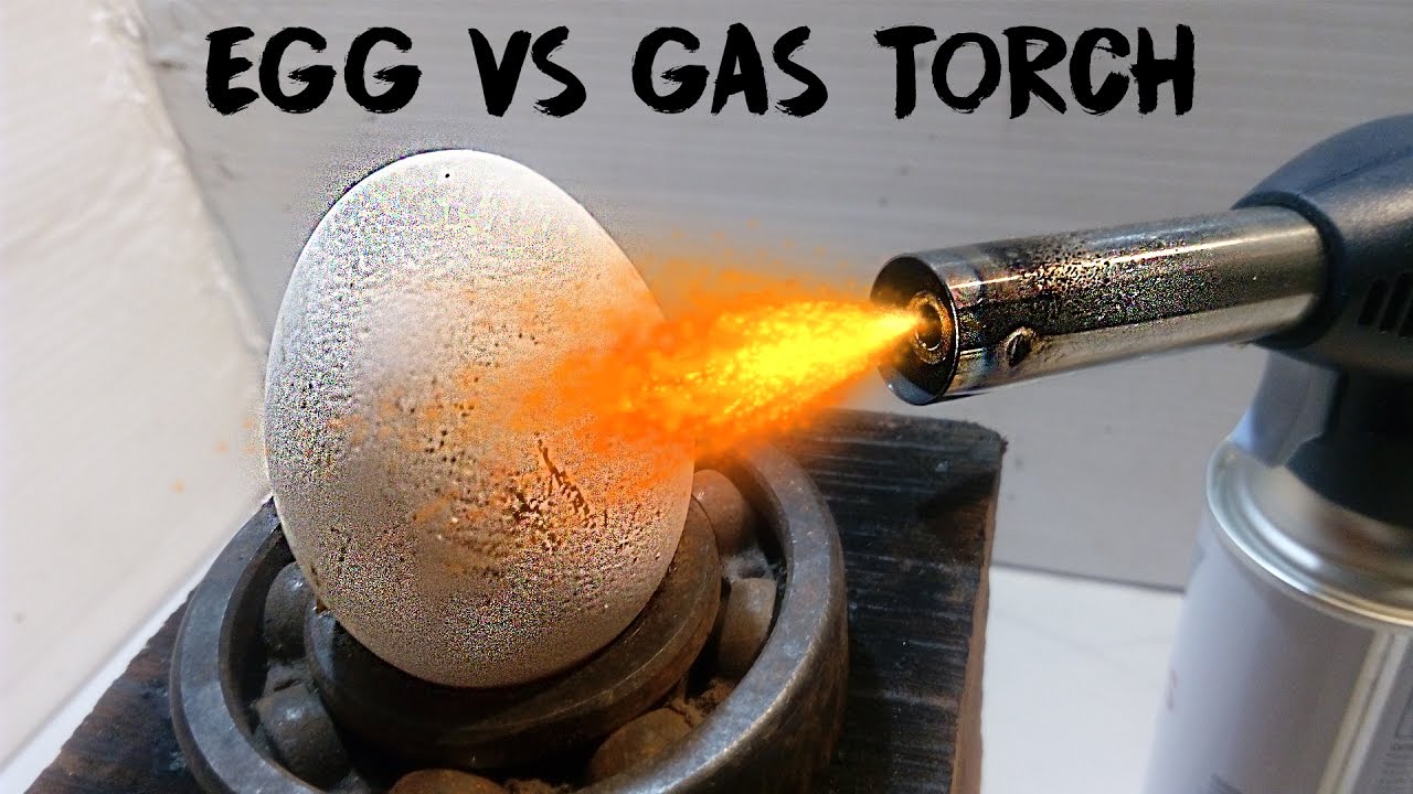 Egg Vs Gas Torch ( Experiment ) - YouTube
