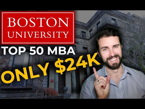 Boston University Online MBA | Top 50 MBA for ONLY $24K ??