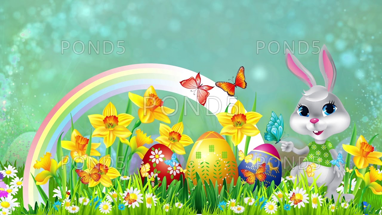 Easter Set 15 - Virtual Green Screen Background Loop - YouTube