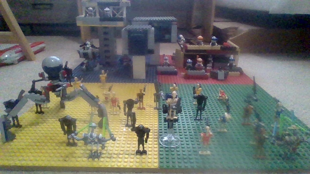 Lego clone army sky base - YouTube