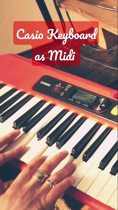 Use a Casio Keyboard as a Midi Controller - YouTube