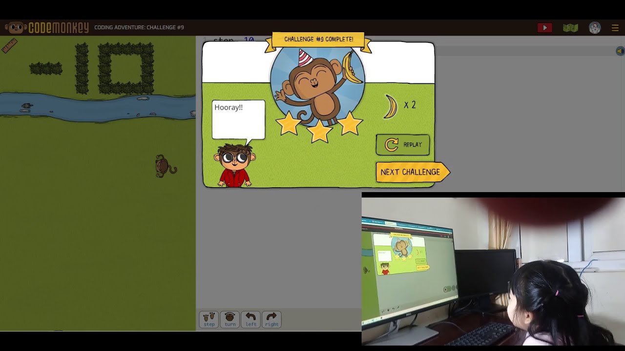 Lập trình CodeMonkey bài 9 (CodeMonkey Challenge 9) - YouTube