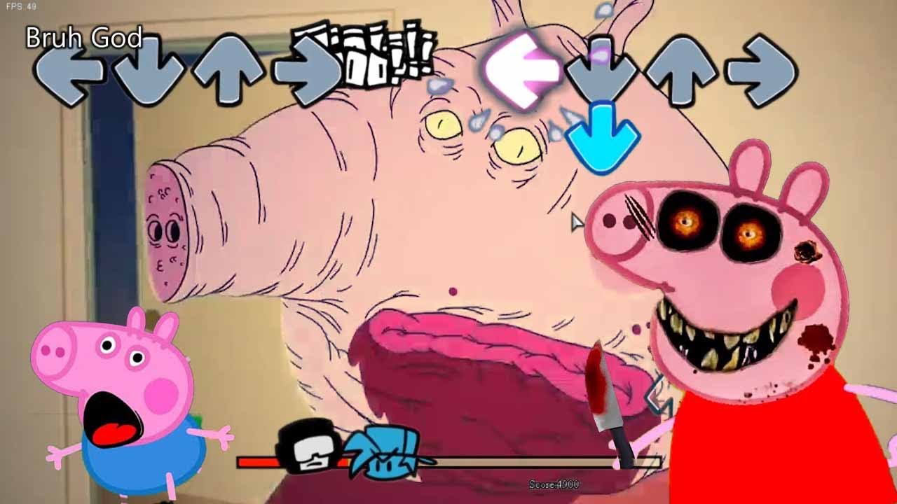 Horror Peppa Pig Family in Friday Night Funkin || FNF Character Test ...
