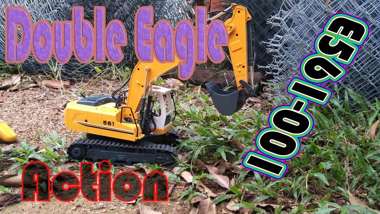Double Eagle Excavator E561 Action - YouTube
