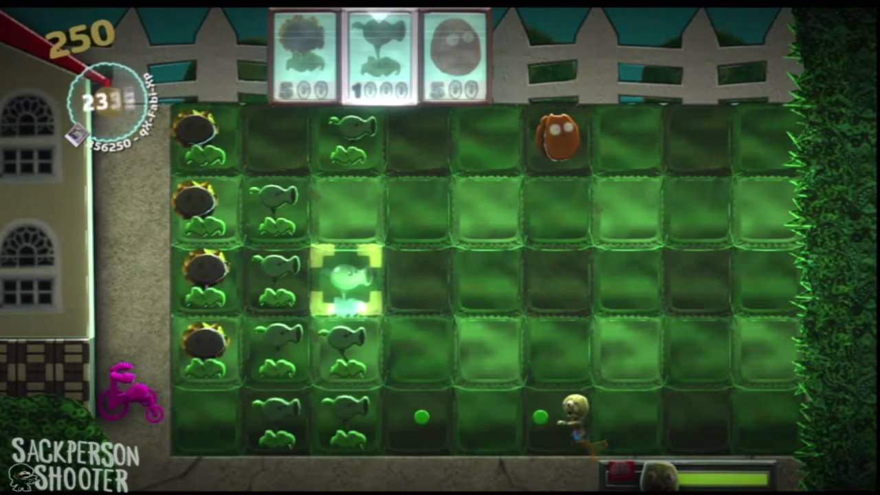 SACKPERSON SHOOTER EP.8 | LBP2 Level - Plants VS Zombies - YouTube