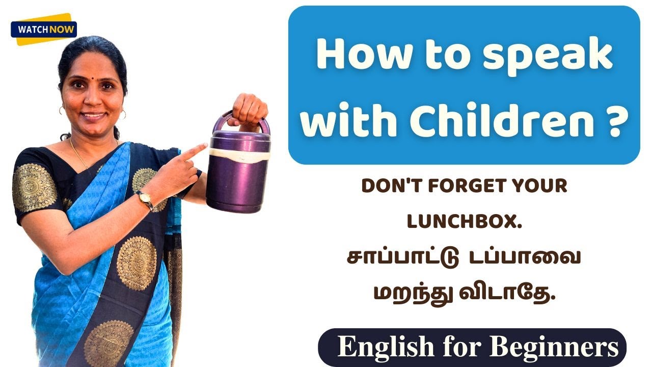 How to speak with Children ? | Sentences for Children | Daily usage ...