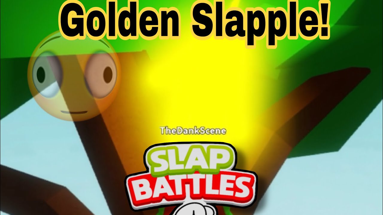 Roblox Slap Battles- The Golden Slapple. - YouTube