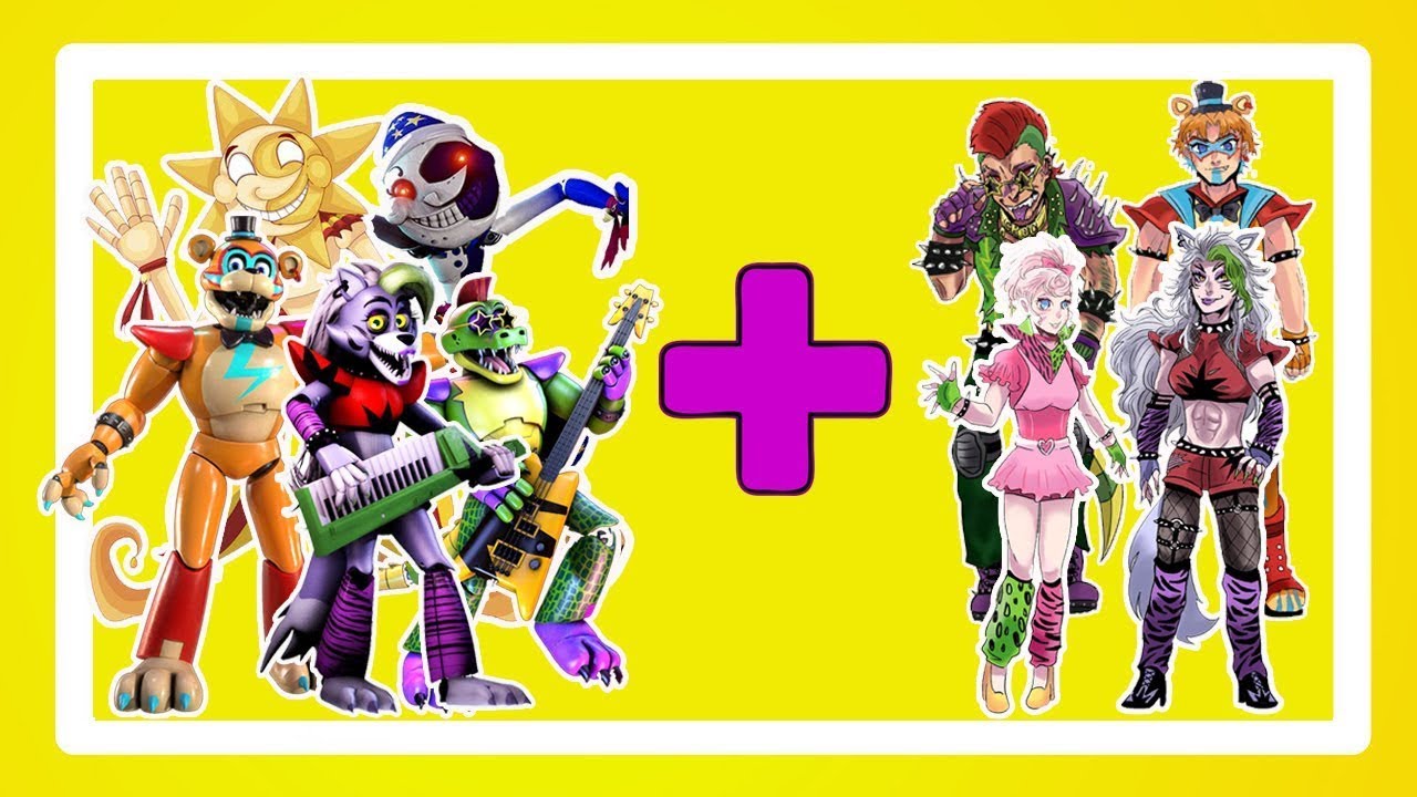 FNAF Animatronics + Human Version = ??? / FNAF Animation #fnaf # ...