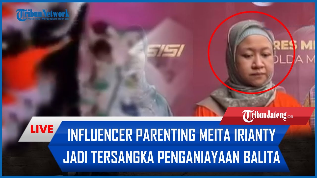 🔴 TAMPANG Influencer Parenting Meita Irianty Berbaju Tahanan, Tersangka ...