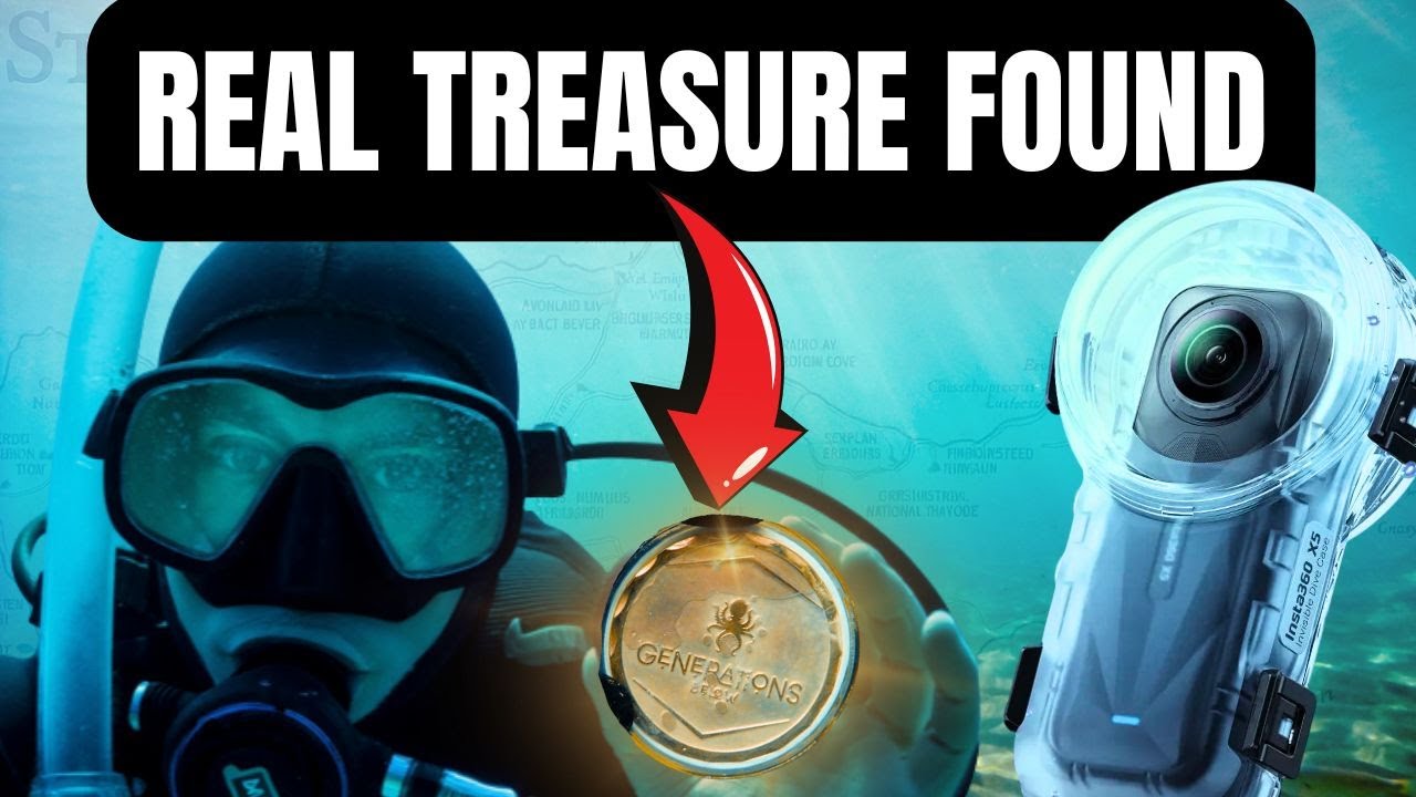 Diver Finds Underwater Treasure – Wins Insta360 X5 in Real Life Hunt ...