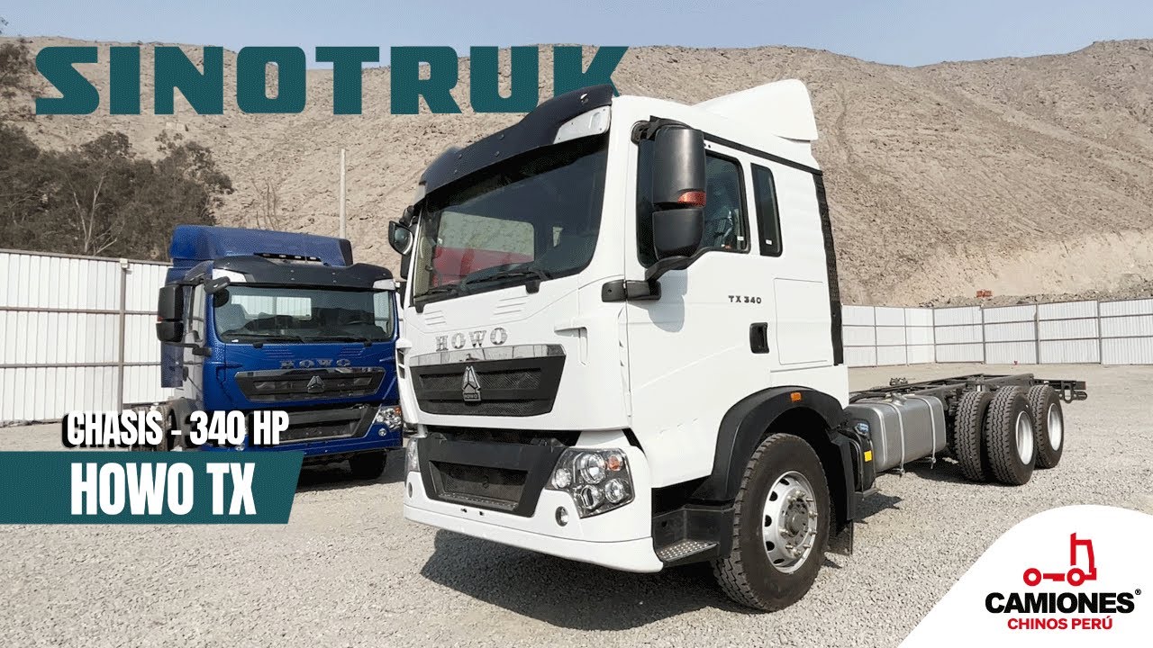 Sinotruk - Camión Chasis HOWO TX 340 HP - YouTube
