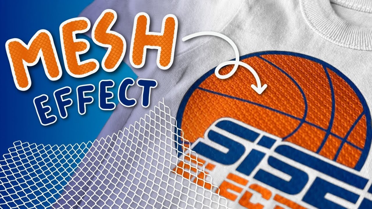 Try This Wild Mesh Heat Press Trick at Home! - YouTube