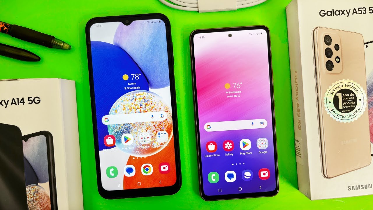 Samsung Galaxy A14 5g Vs Samsung Galaxy A53 5g Specs