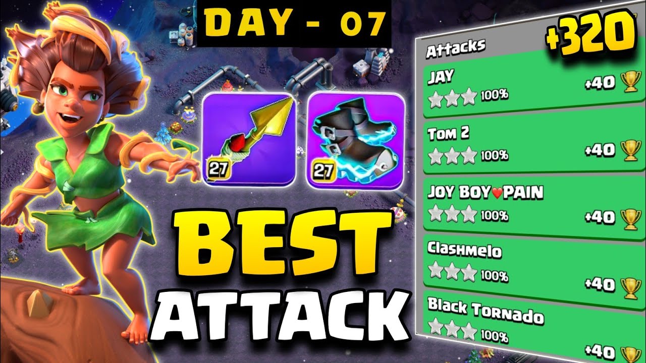 Legend Attack Day 06 | New Electro Boots + Root Rider Spam Attack TH17 ...