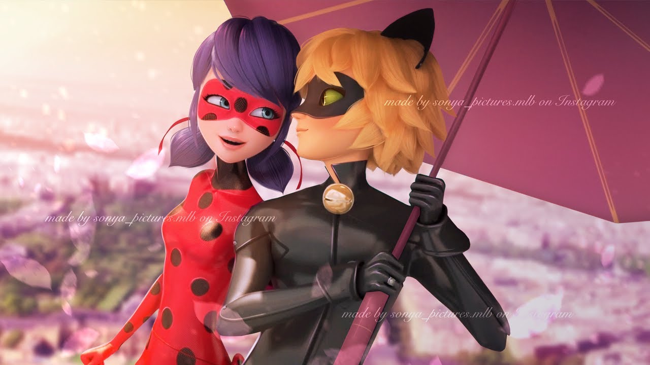 Romantic LadyNoir Moment ️ | Happy Valentine's Day!🌸 [Miraculous ...