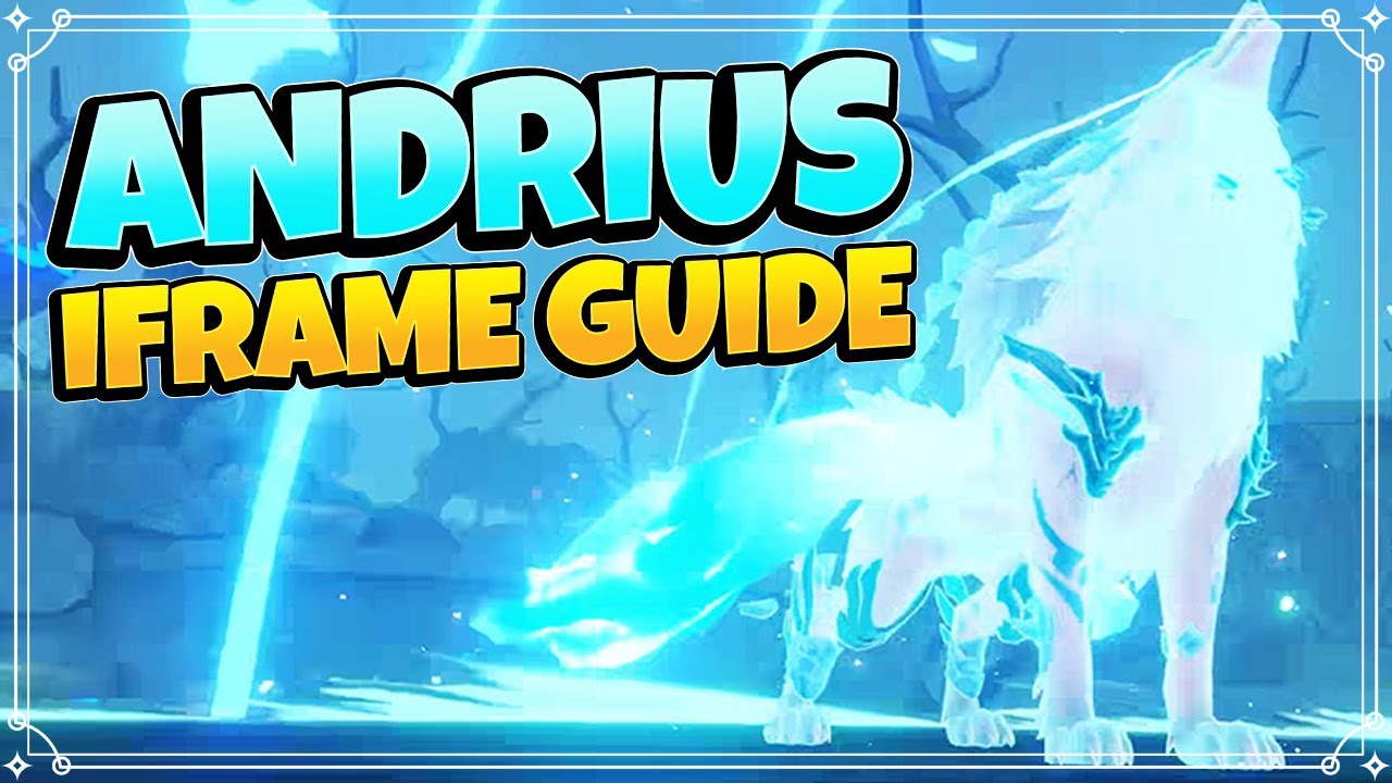 The Wolf Andrius iFrame guide for no damage - Genshin Impact - YouTube
