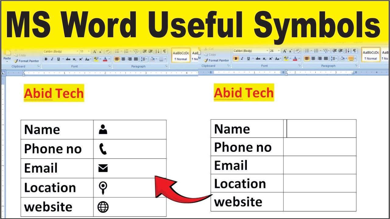 How to Create Most Useful Symbols Microsoft Word - YouTube