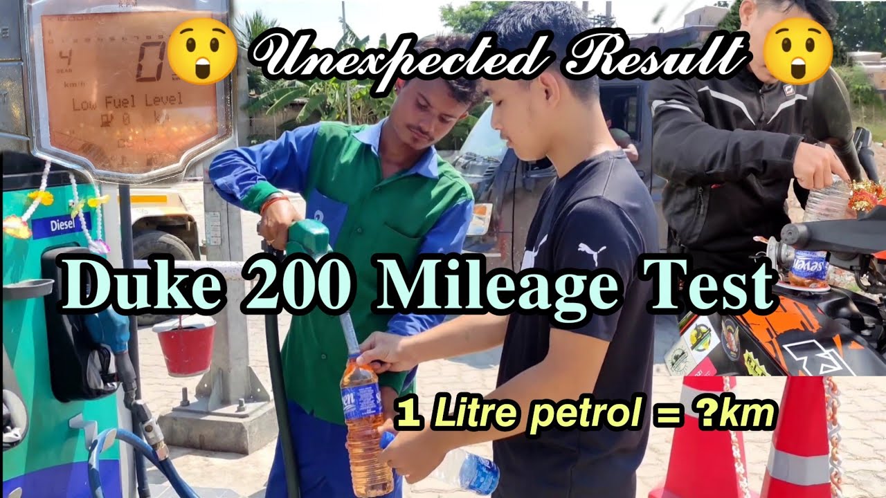 Mileage Test Of Duke 200 BS-IV | 2019 Model Duke | D.B Vlog | - YouTube