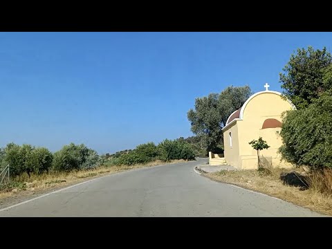 οδηγώντας από το φράγμα στην ΦΑΝΕΡΩΜΕΝΗ-μέρη της Κρήτης-parts of Crete ...
