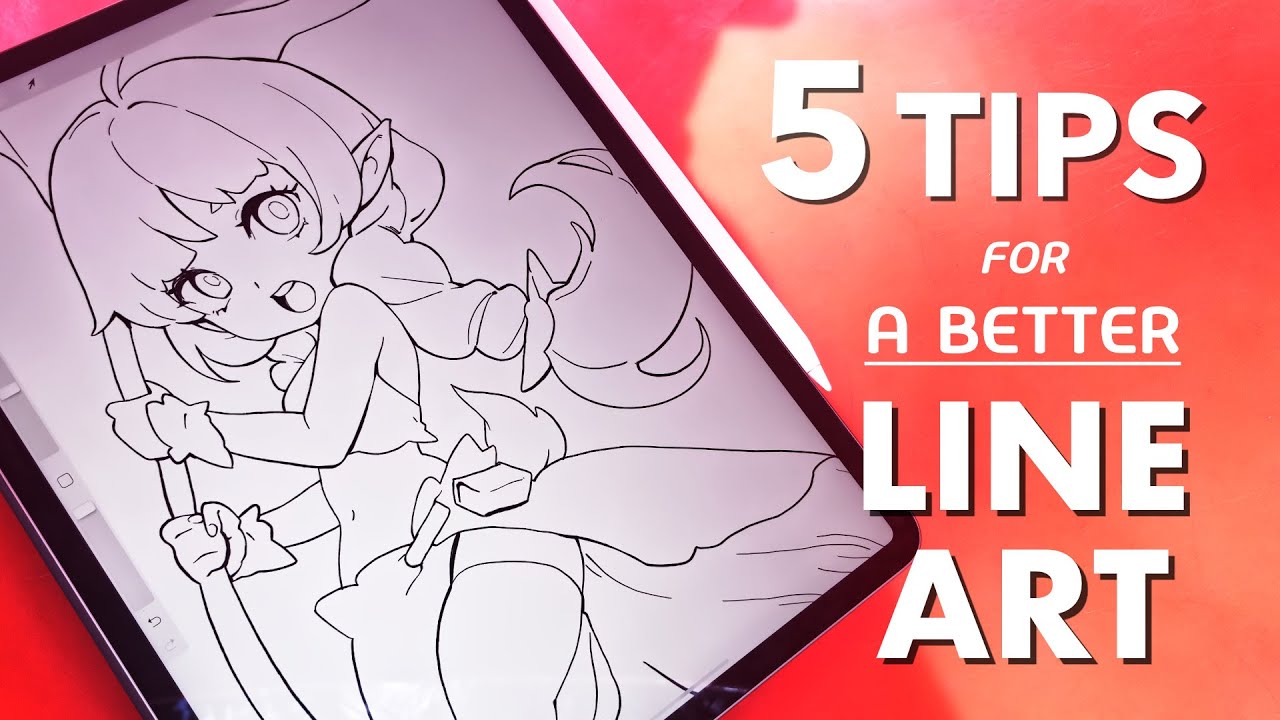 5 Tips for a better Line art | เคล็ดลับ 5 ข้อในการ 'ตัดเส้น' [CC EN ...