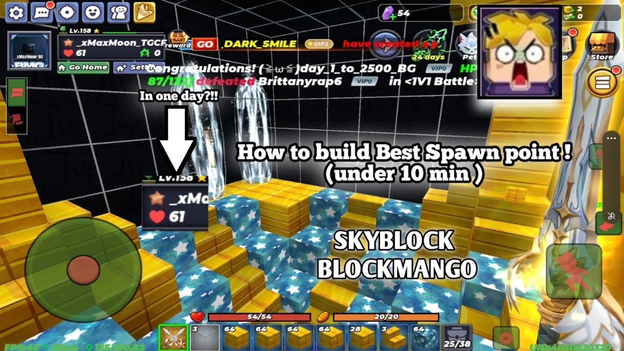 How to build Best Spawn point for getting many like | Skyblock Blockmango - YouTube