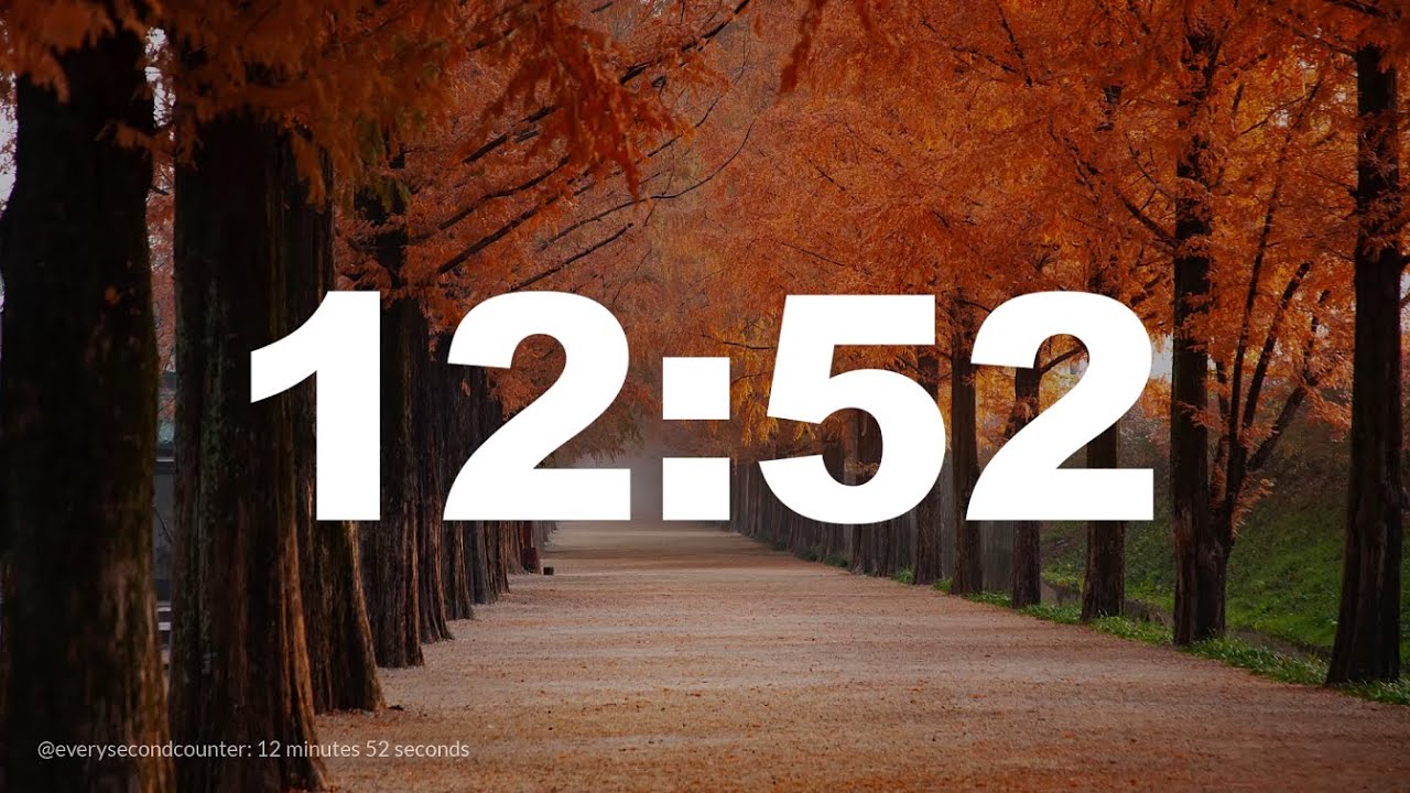 12 minutes 52 seconds [772 secs] clock timer countdown || Alarm Focus ...