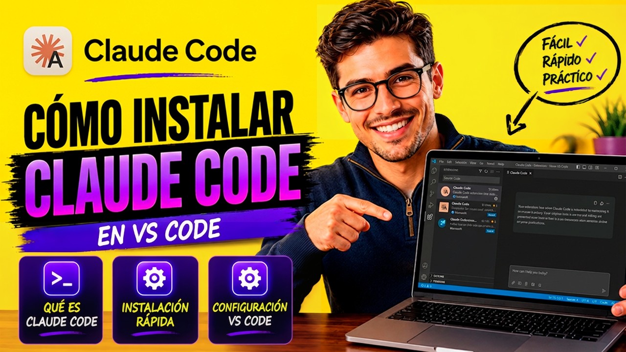 Cómo Instalar Claude Code En VS Code - Visual Studio Code (2026) - YouTube