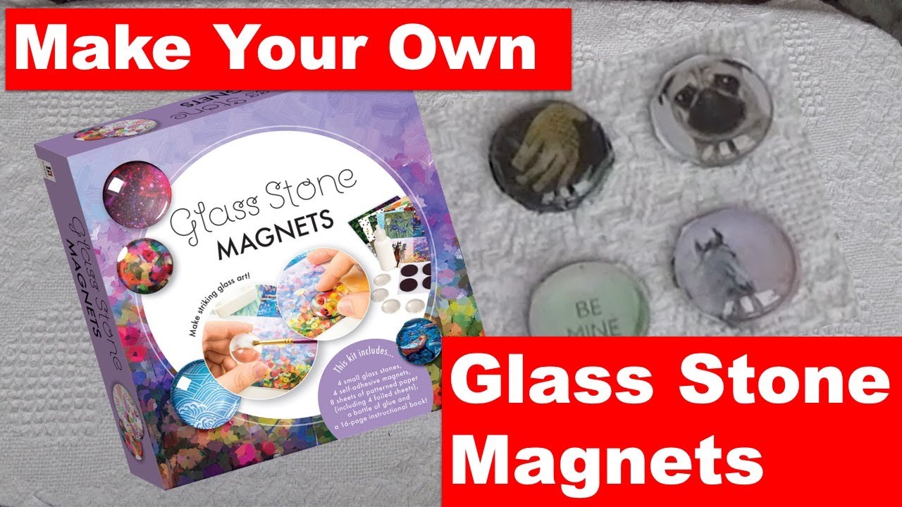 Make your own Glass Stone Magnets | Guide to the Hinkler Craft Kit ...