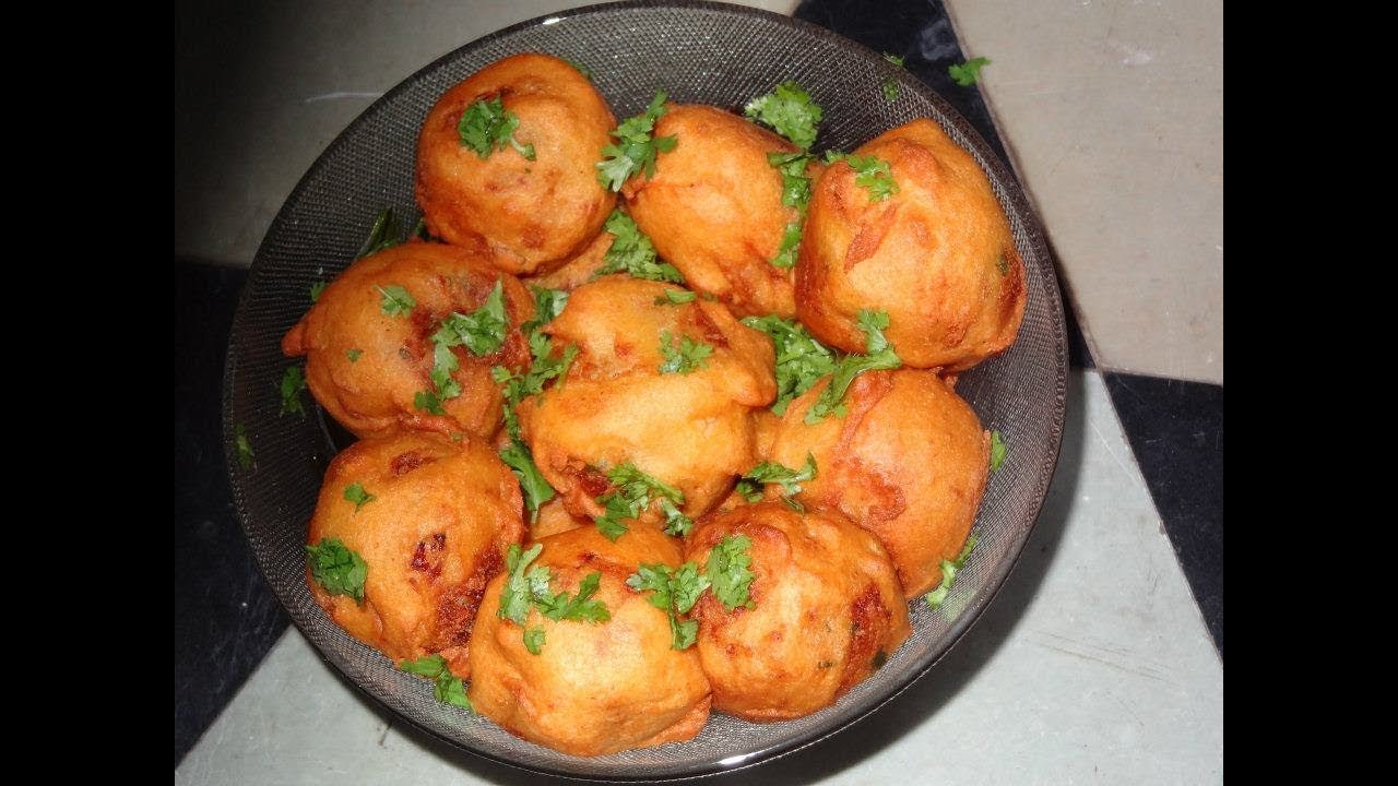 Potato Aloo Bajji Recipe Tasty Step by Step Explained - YouTube