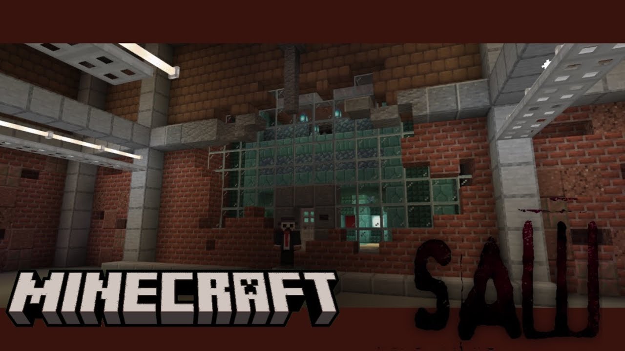 I Built A SAW Inspired Trap In MINECRAFT Ep.4: The ATLANTIS Trap - YouTube
