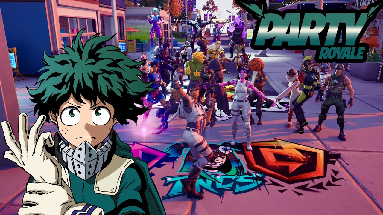 Deku Flexing OG Emotes in Party Royale! - YouTube