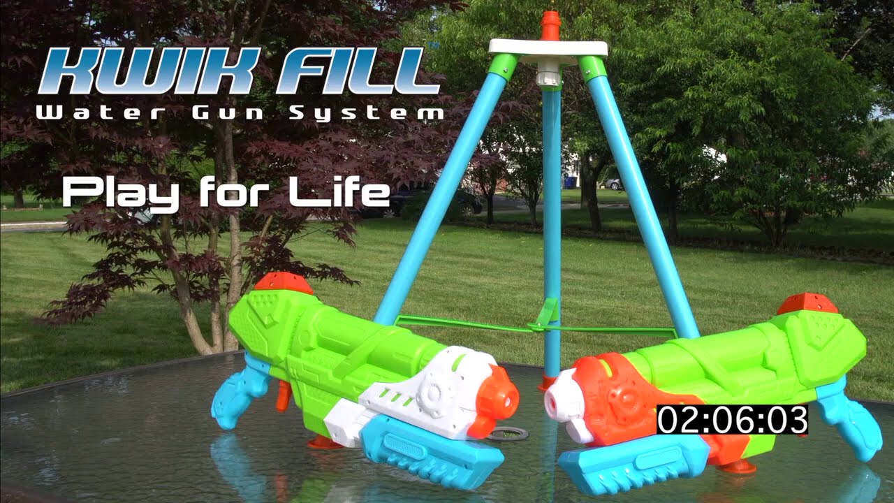 Kwik Fill Water Gun System - YouTube