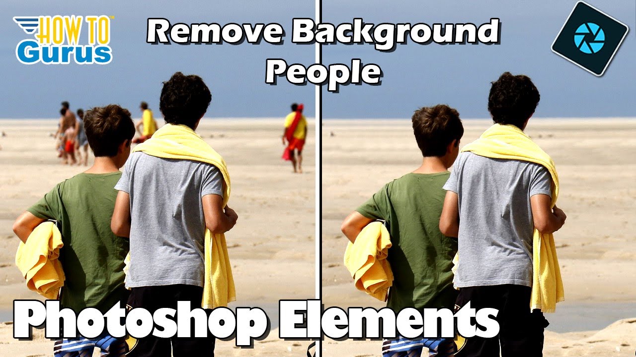How to Remove Background People with Photoshop Elements Clone Stamp ...