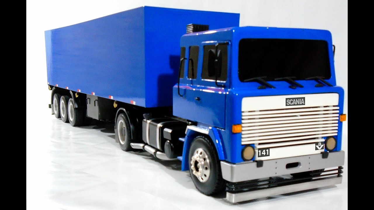 Miniatura SCANIA LK 141 no Baú - Escala 1/14 - YouTube