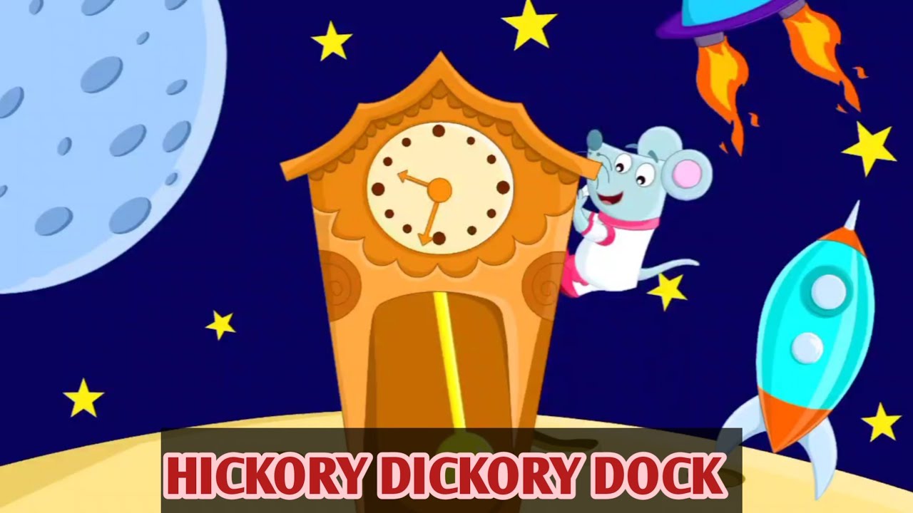 Hickory Dickory Dock English rhymes with lyrics | Nursery rhymes ...