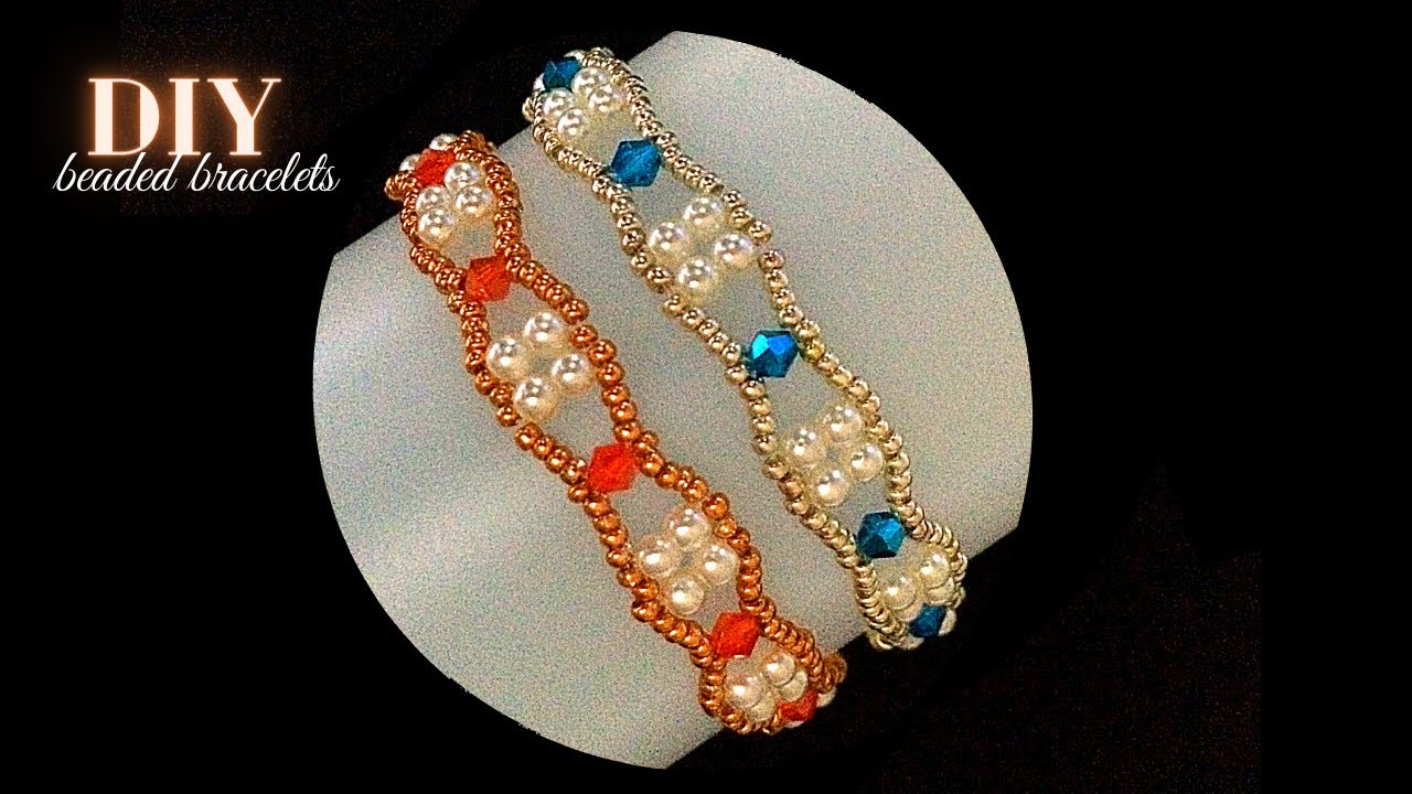 DIY. Beaded Bracelets TUTORIAL - YouTube