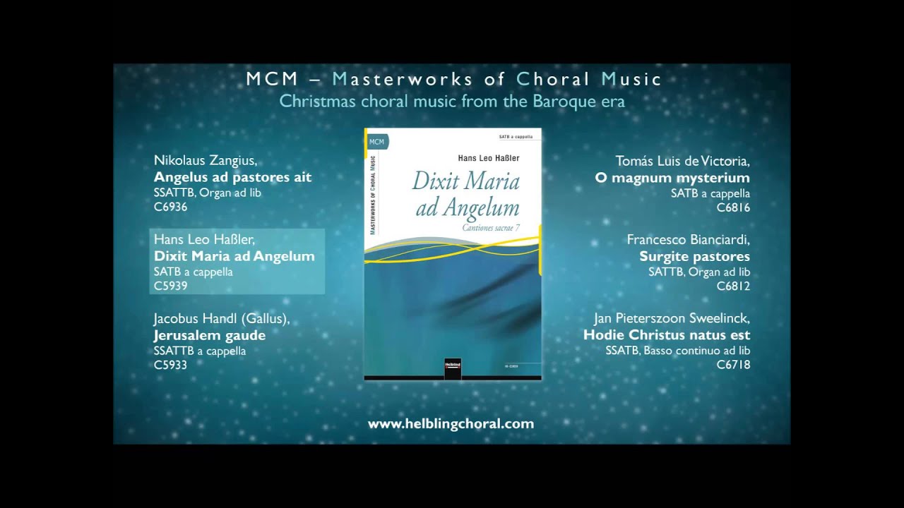 MCM - Christmas Masterworks of Choral Music (Baroque) - YouTube