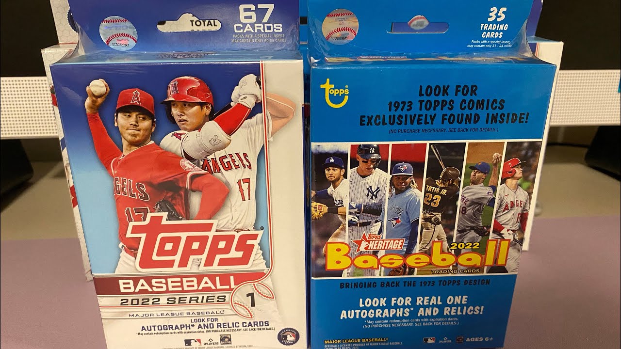 2022 TOPPS HANGER BOX BATTLE SERIES ONE VS. HERITAGE ! - YouTube