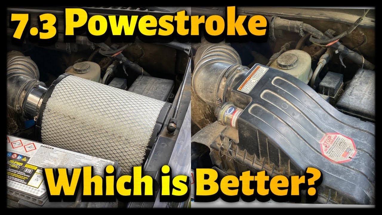 7.3 Powerstroke Air Filter Test - YouTube