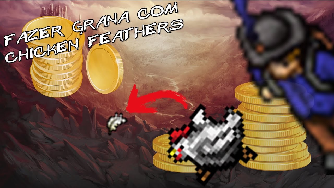 Tibia: Como Fazer Grana Low Level Com Chicken Feather - YouTube