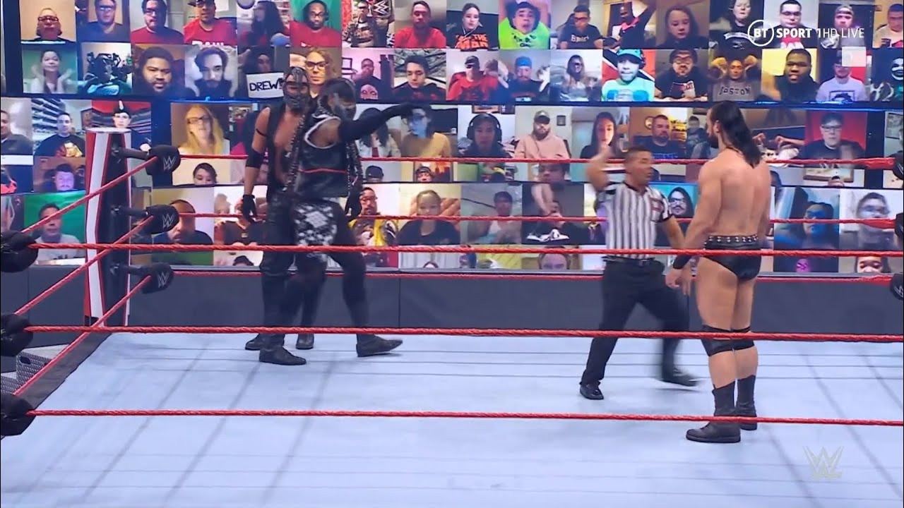 2 On 1 Handicap Match T- Bar & Mace Vs Drew Mcintyre Raw | WWE Raw ...