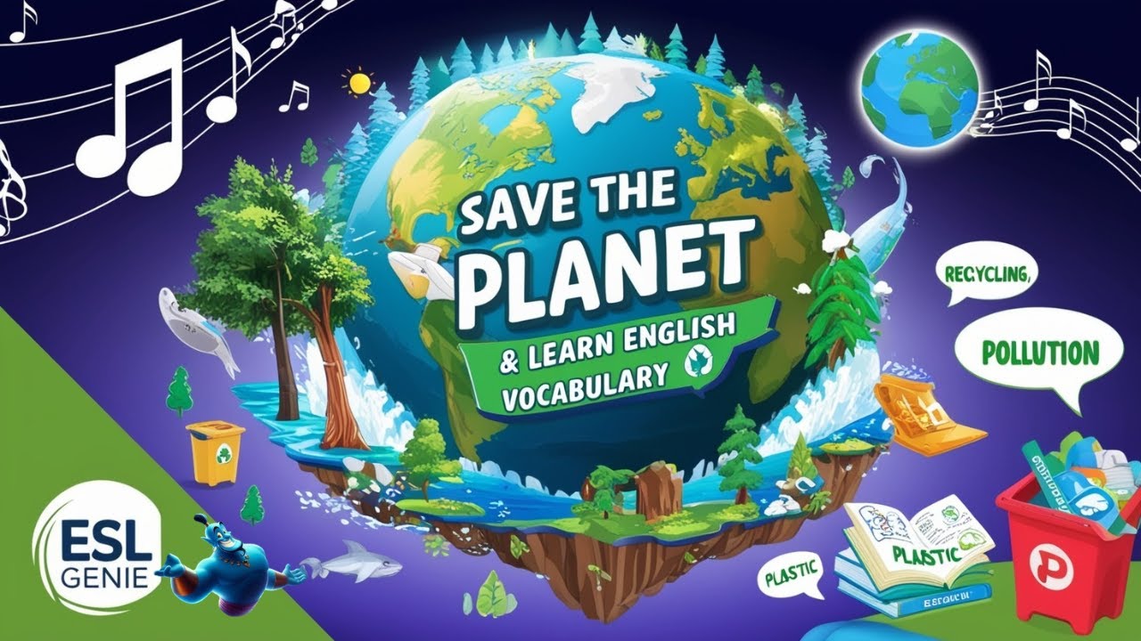 How Human Activities Impact Earth🌎|ESL Vocabulay Learning Fun! #eslsong ...