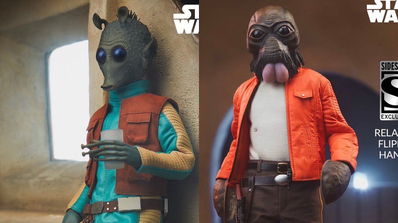New Star Wars Greedo & Ponda Boba Sideshow Collectibles action figures ...