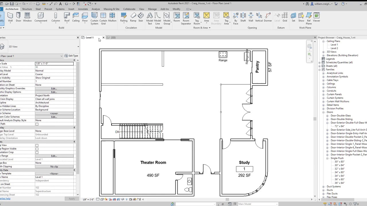 Revit - Defining Rooms and Room Tags - YouTube