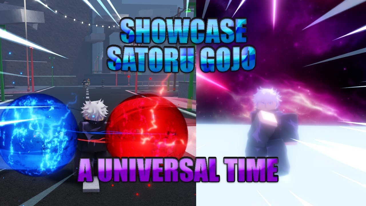 EL MAS FUERTE SATORU GOJO EN UNIVERSAL TIME | SHOWCASE GOJO - YouTube
